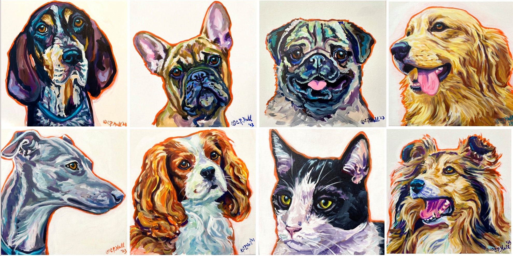 Acrylic Pet Portraits with Colleen Hall - Richmond SPCA